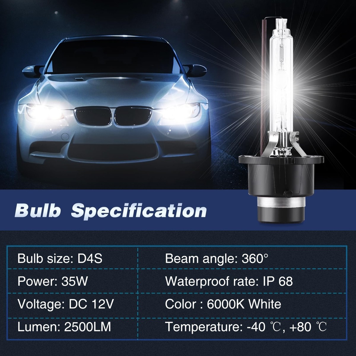Lexus Xenon Ballast Replacement D4S Bulb KDLT003 Lexus HID Headlight ...