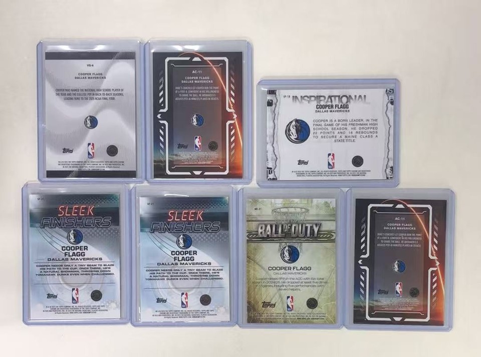 2025-26 Topps Chrome Cooper Flagg RC Sleek Finishers Refractor/Voices ...