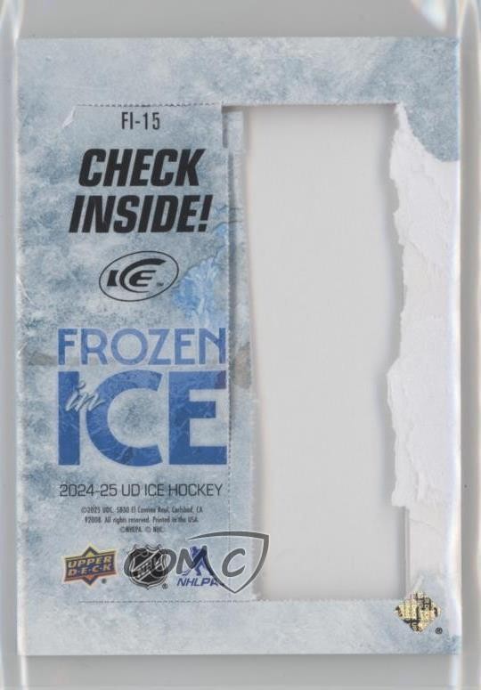 2024-25 Upper Deck Ice Frozen In Ice Ripped Charlie Coyle #FI-15 03uh ...