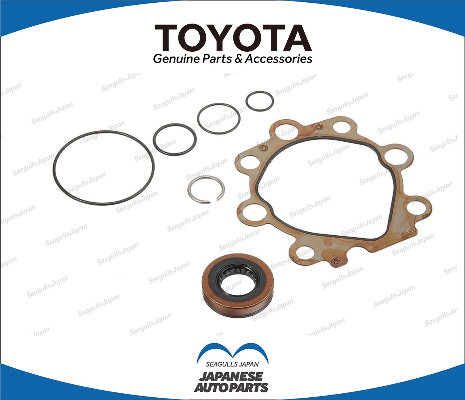 Toyota Genuine OEM GASKET KIT, POWER STEERING PUMP 04446-53030 | eBay