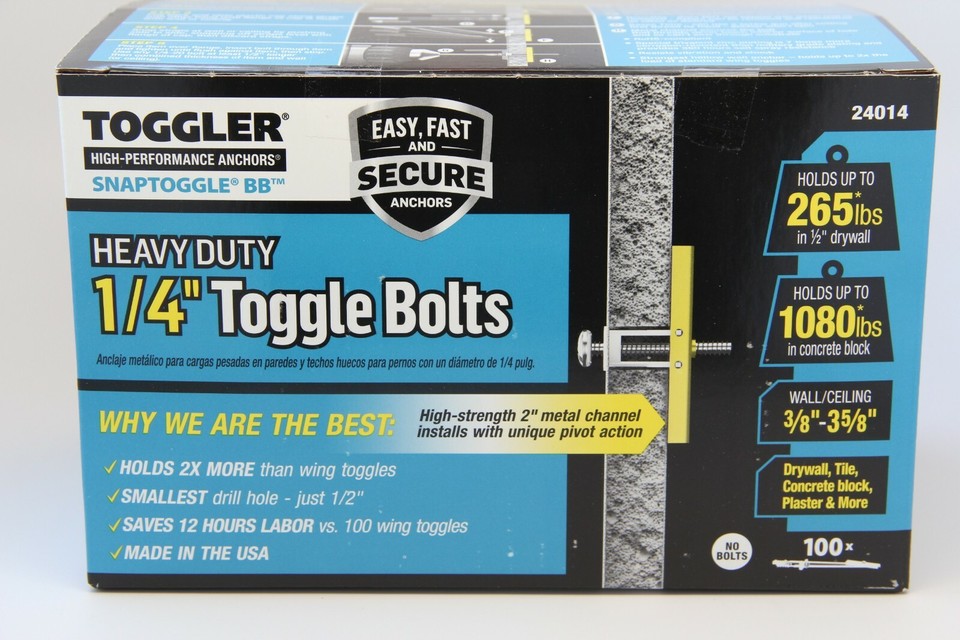 Toggler Snaptoggle Anchors BA BB Choose Size/Quantity - with or without ...
