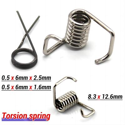 Torsion spring Various Size Length Diameter Assortment High Tension | eBay