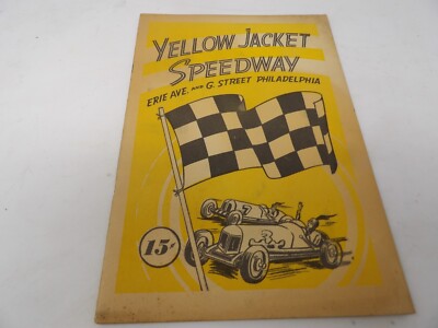 Yellow Jacket Speedway Philadelphia PA 1946 Race Program | eBay