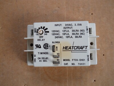 OEM HEATCRAFT FTC6-EH01 HEAT CONTROL BOARD | eBay