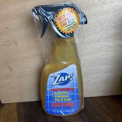 New Zap Professional Restorer Concentrate Spray Porcelain Tile Grout 16 ...