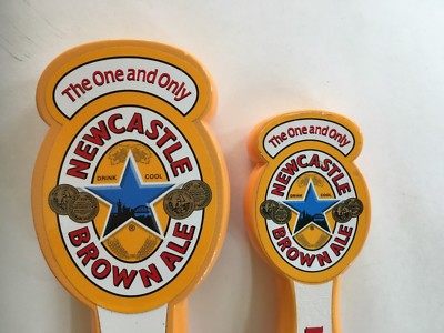 BEER TAP HANDLE NEWCASTLE BROWN ALE 2pcs | eBay