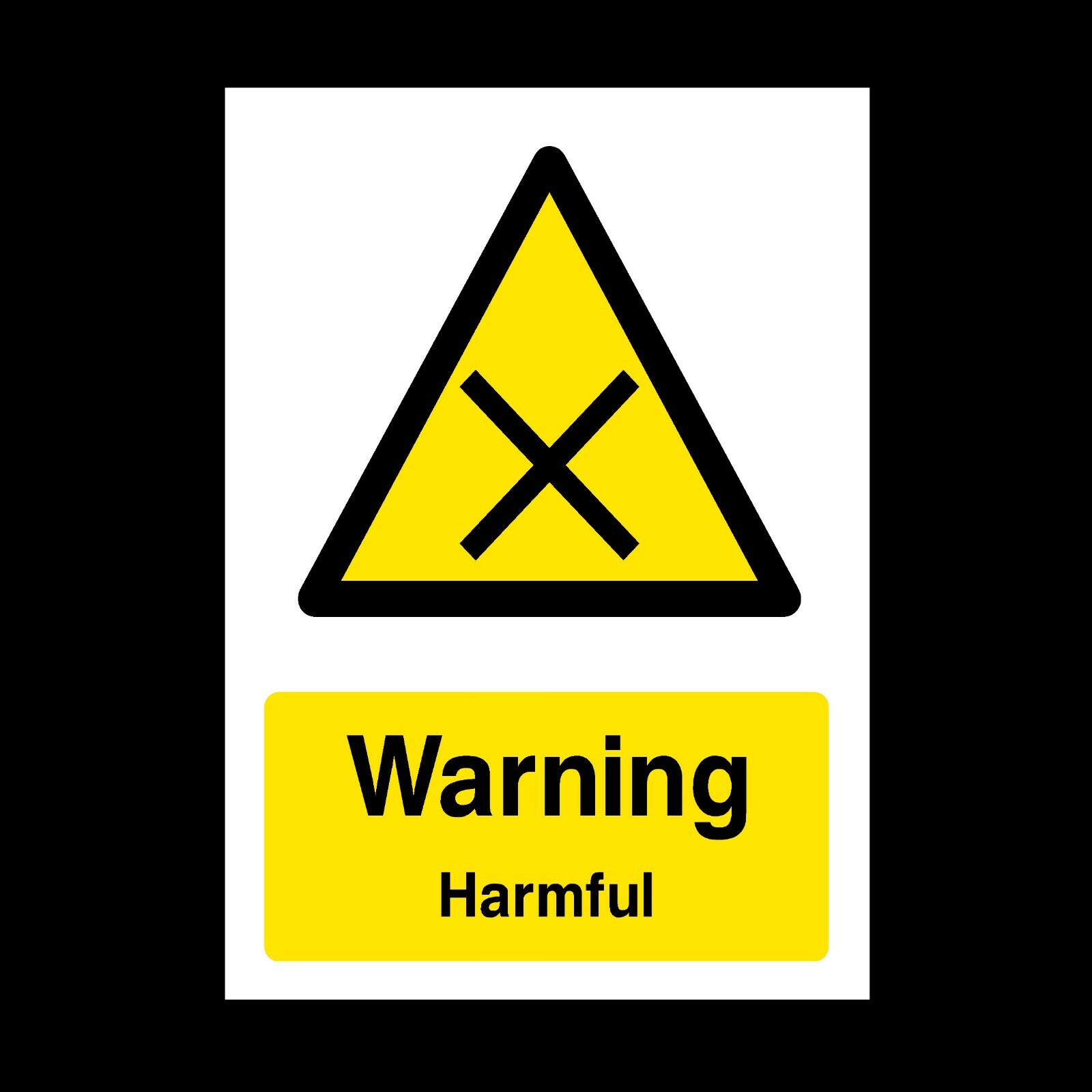 Warning Harmful Plastic Sign OR Sticker - A6 A5 A4 (WCD64) | eBay