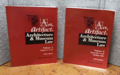 Art Artifacts Architecture & Museum Law 2 Vol SC Books 2012 Edition | eBay