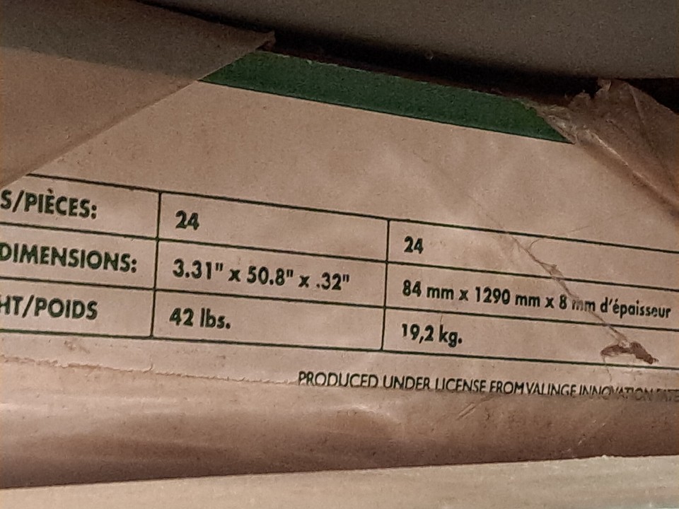 NEW Armstrong Swiftlock Boxed Wood Laminate Floor Planks 25 Boxes ...