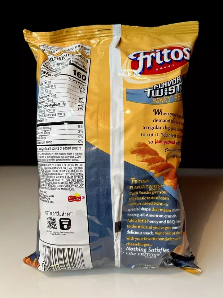 Fritos Bunaidh Fritos Honey BBQ Flavor Twists 4.5oz (127g)
