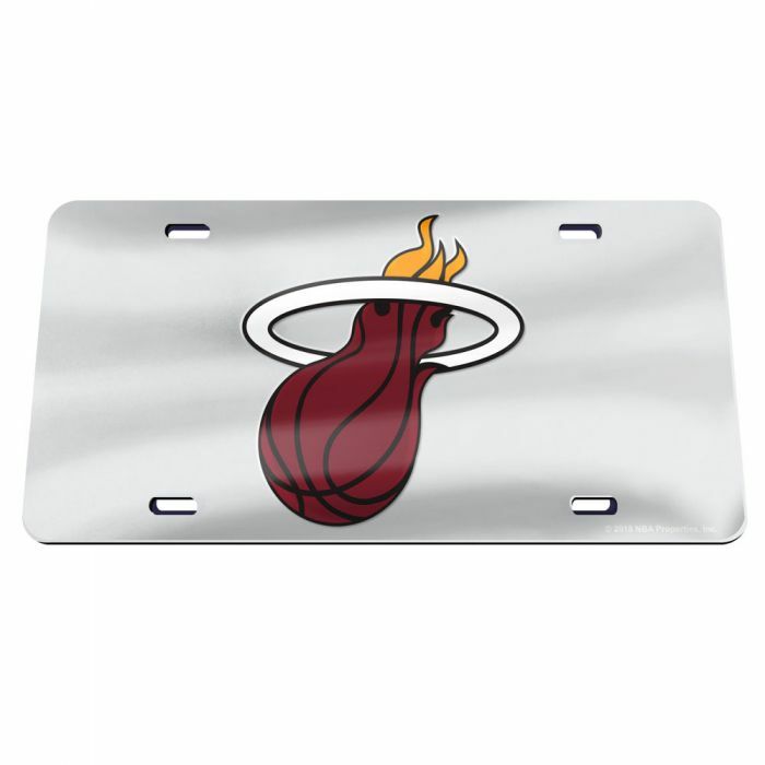 MIAMI HEAT SPECIALTY ACRYLIC MIRRORED CAR LICENSE PLATE NBA WINCRAFT | eBay