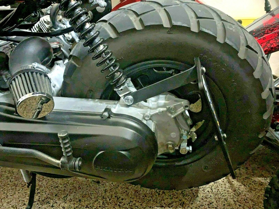 Honda Ruckus & Big Ruckus Custom Vertical License Plate Relocator ...