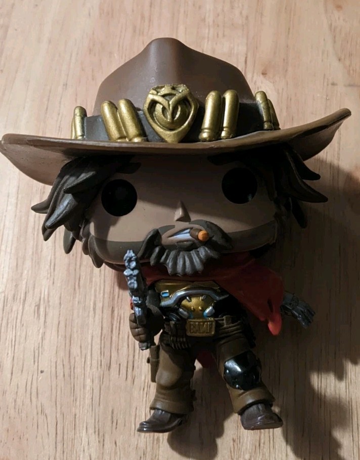 Funko Pop! Vinyl 182 Overwatch McCree Figure Video Game Collectible No ...
