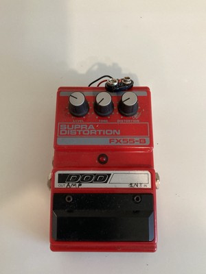 DOD Supra Distortion FX-55B Effects Gain Guitar Pedal | eBay