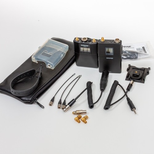 Shure UR5 UR1 Wireless Mic Kit H4 Band + DPA 4060 Lav + Cables & Mount ...