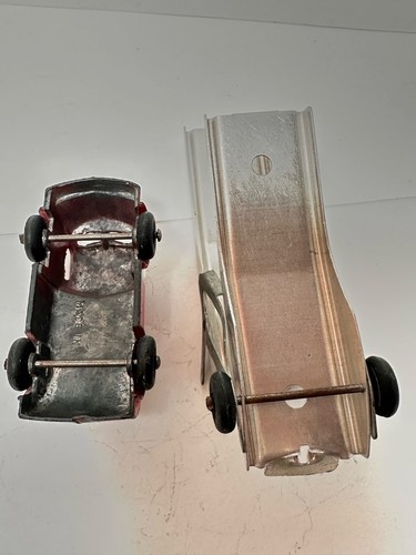 Vintage Barclay DOUBLE DECKER AUTO TRANSPORT with Cars | Truck Trailer ...