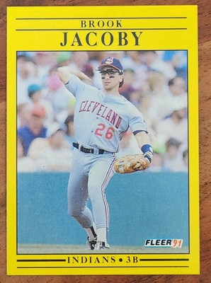 1991 Fleer - Brook Jacoby #369 | eBay