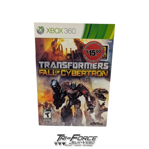 Transformers Fall of Cybertron BRAND NEW SEALED W/ Slipcover Xbox 360 ...