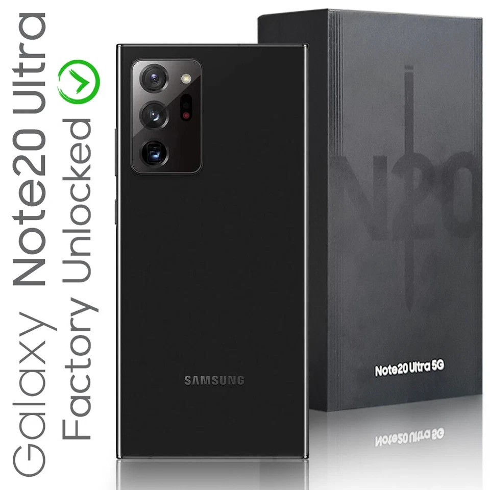 New in Box Samsung Galaxy Note20 Ultra 5G/ Note10+ Plus Unlocked 2Year ...