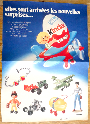PUBLICITE MAGAZINE KINDER ANNÉES 70 | eBay