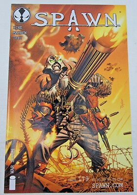 SPAWN #179 *2008* Todd McFarlane WAR SPAWN 1ST APPEARANCE LOW PRINT 9.2 ...