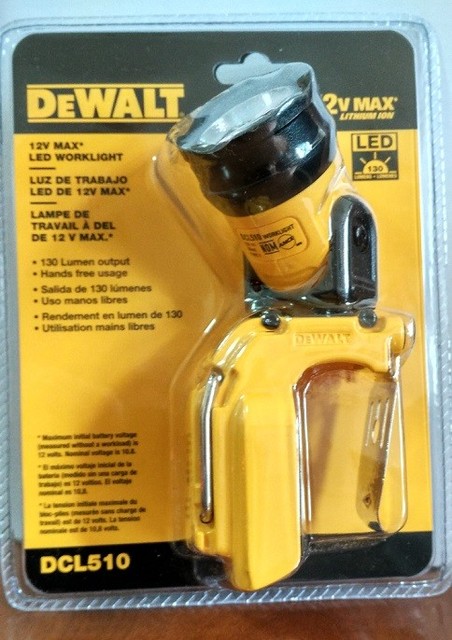 DEWALT DCL510 12V Cordless LED Work Light for sale online | eBay
