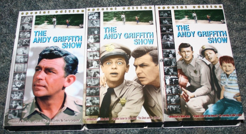 The ANDY GRIFFITH SHOW SPECIAL EDITION VHS TAPES **BOXED SET** EUC *3 ...