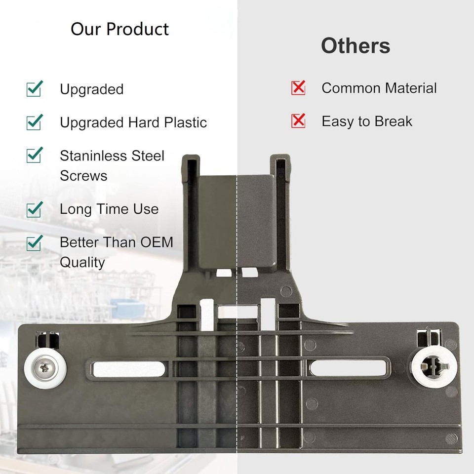 12x W10350376 W10350374 Dishwasher Top Rack Adjuster Parts for ...