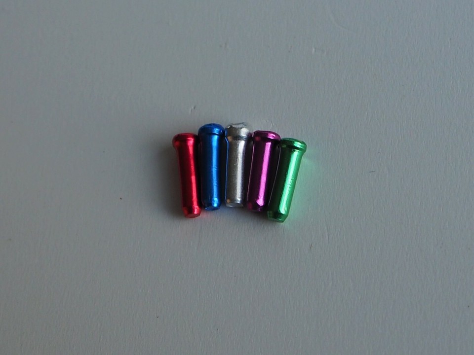 10 x Anodized Coloured Cycle Bike MTB Brake Gear Wire Inner Cable ...