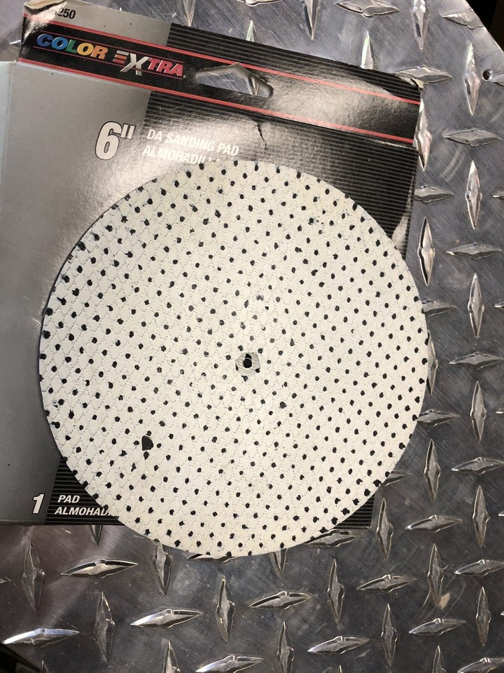 6" DA Vinyl PSA Face Sanding Pad for Dual Action Sanders Use with Stick ...