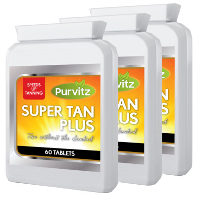 Tanning Tablets 180 Safe Healthy Melanin Accelerator Pills Made In UK ...