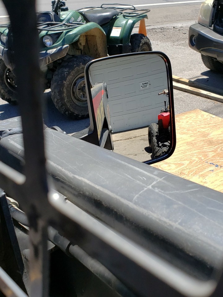 LEFT AND RIGHT MAGNETIC MIRRORS skidsteer,kubota,john deere,skid loader ...