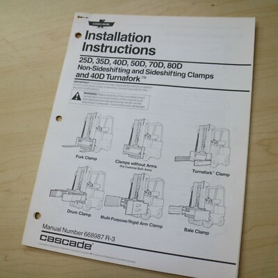 Forklift Parts & Accessories - Cascade Clamp