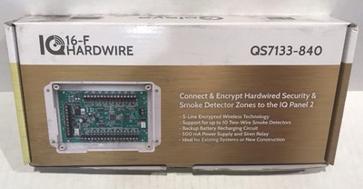Qolsys IQ 16-F Hardwire QS7133-840 - Hardwire Translator - New/Open Box ...