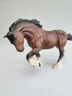 Vintage Beswick Spirit Of Earth Matt Shire Horse VGC | eBay UK