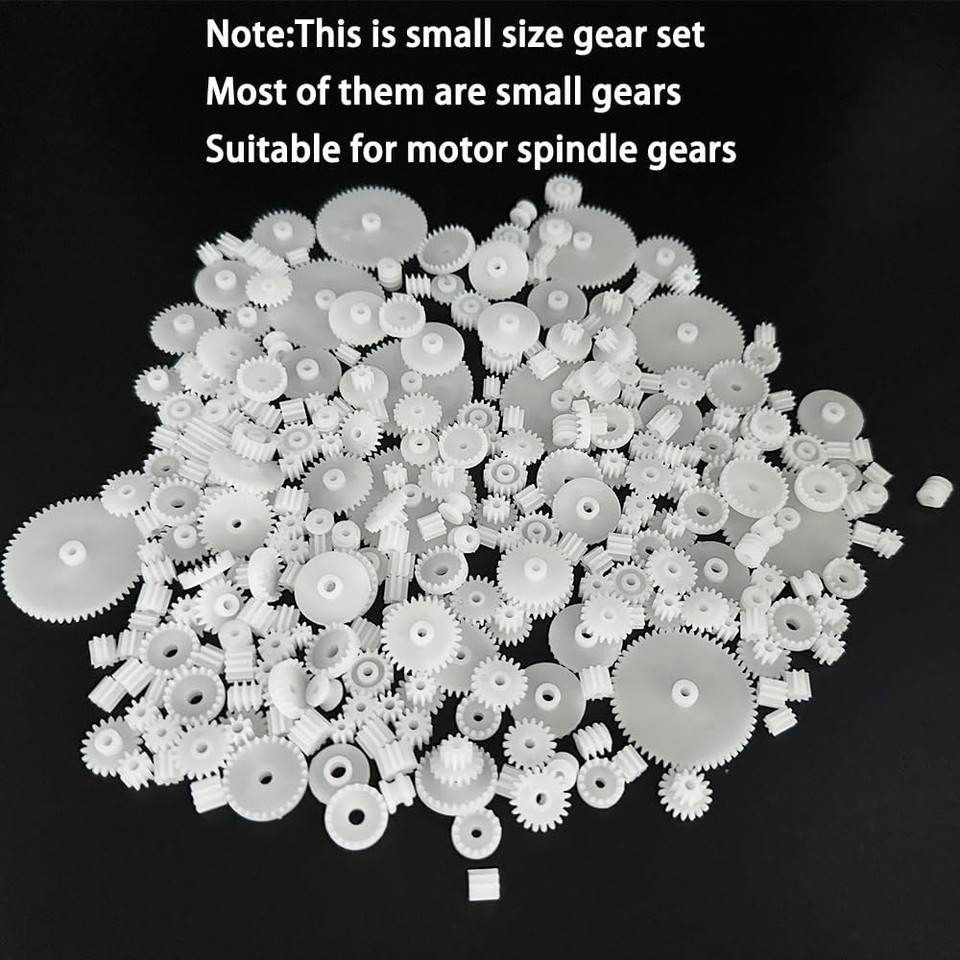 200PCS Module 0.5 Plastic Gear Single Gear Spindle Gear Small Motor ...
