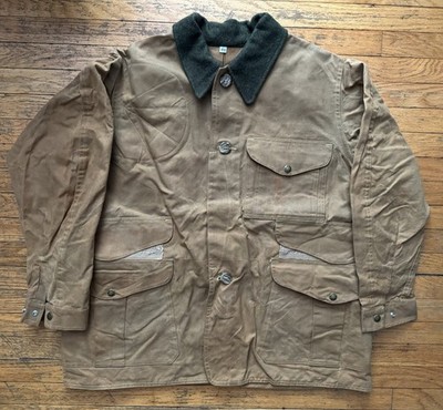 Filson Style 66 Tin Cloth Upland/Waterfowl Jacket Size 44 | eBay