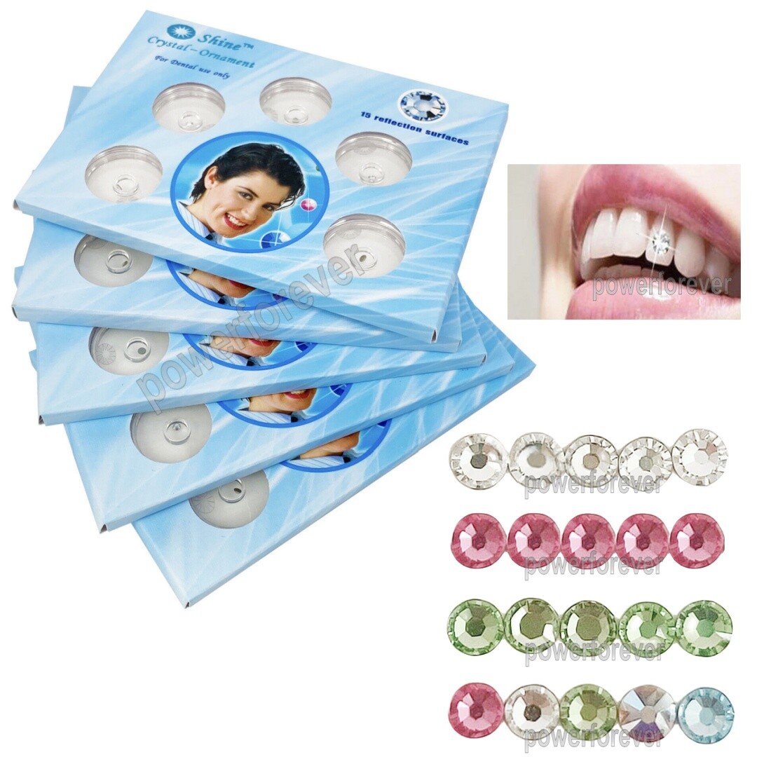 4Colors Dental Oral Teeth Diamond Tooth Gems Crystal Ornaments Jewelry ...