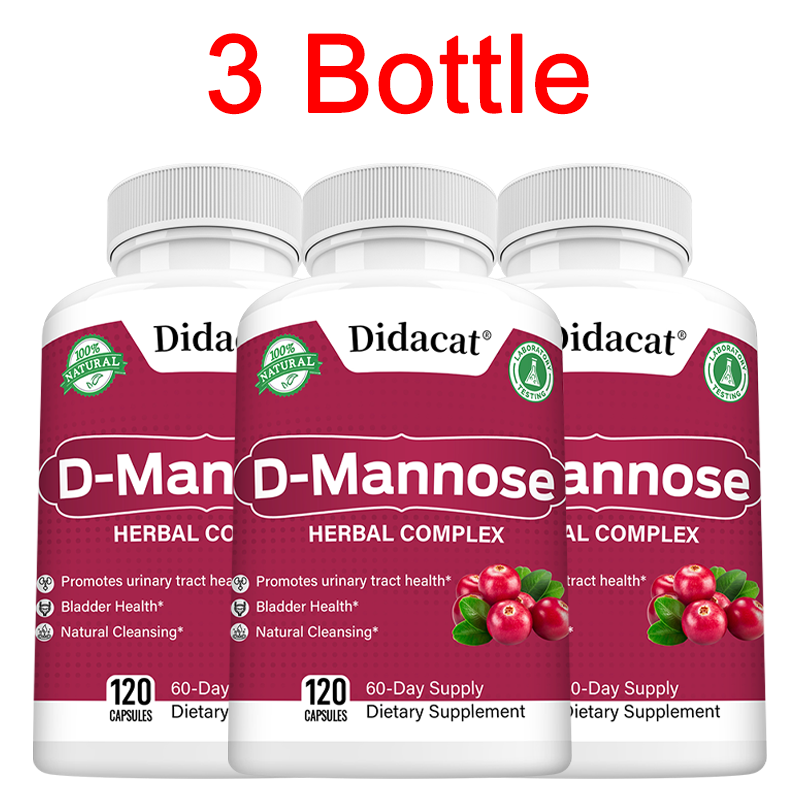 D-Mannose Herbal Compound Capsules - Maintain Urinary System Health-120 ...
