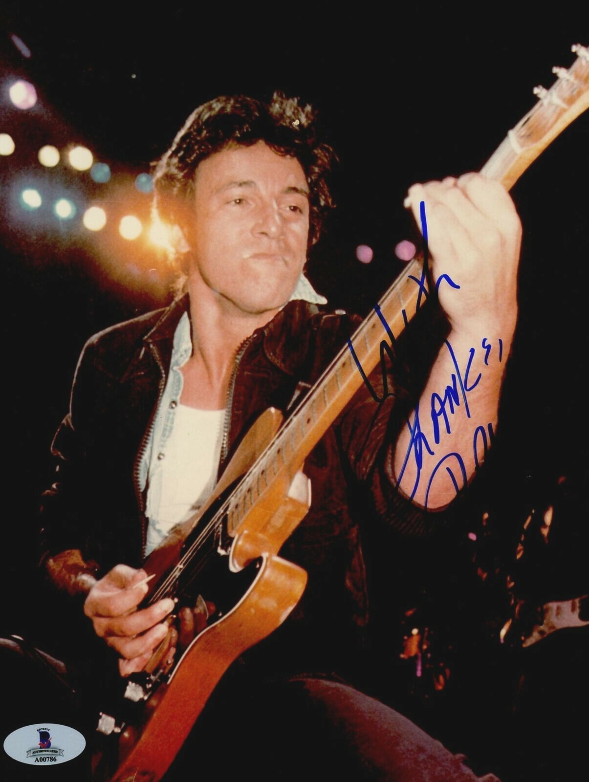 Bruce Springsteen Autographed Memorabilia | Signed Photo, Jersey ...