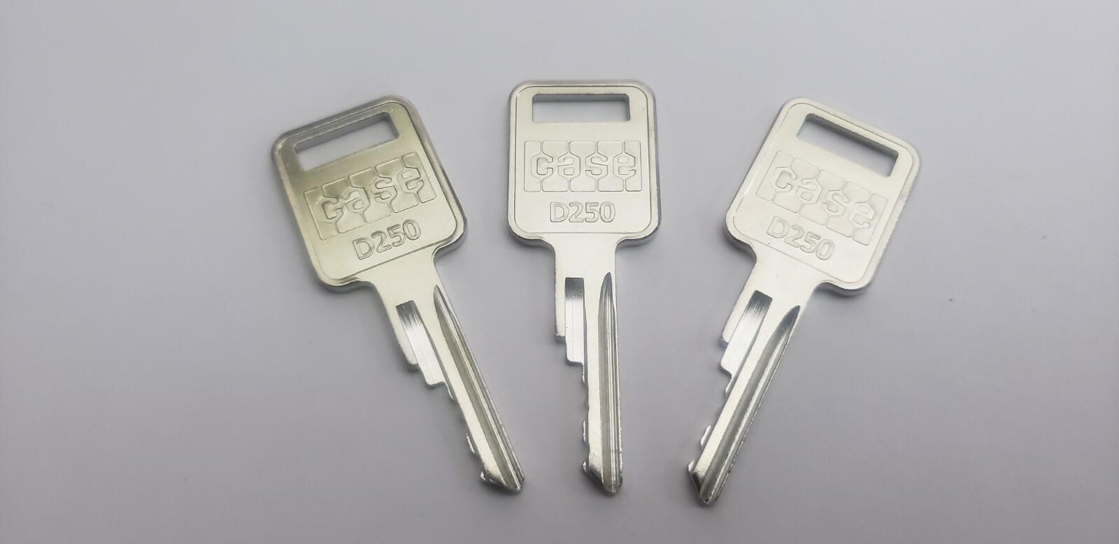 (3) CASE Keys fits Skid Steer, Mini, D250 Ignition Key fits Case ...