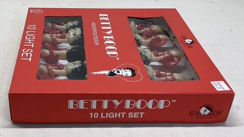 Betty Boop String Lights Set of 10 Indoor Outdoor Kurt Adler for sale ...