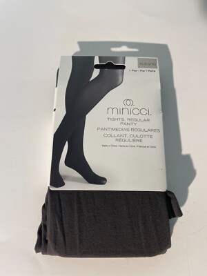 Minicci Ladies XL Charcoal Grey Regular Panty Tights | eBay