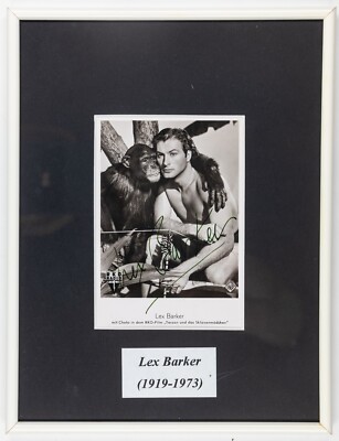 Lex Barker Original-Autogramm im Rahmen TARZAN | eBay.de