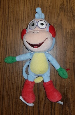 Ty Dora the Explorer Boots the Monkey Ice Skating Skater Plush Beanbag ...