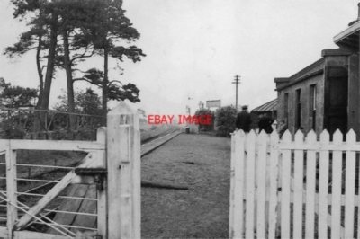 PHOTO BALADO RAILWAY STATION KINROSS 1961 NBR ALLOA - KINROSS JUNCTION ...