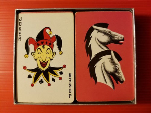 VINTAGE 1950-60's POKER CARDS 2 DOUBLE DECK - WHITMAN CANASTA - DUEL ...