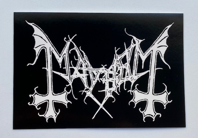 Mayhem Sticker Vinyl Decal Car Bumper Window Metal Rock 3.5" X 5" (238 ...