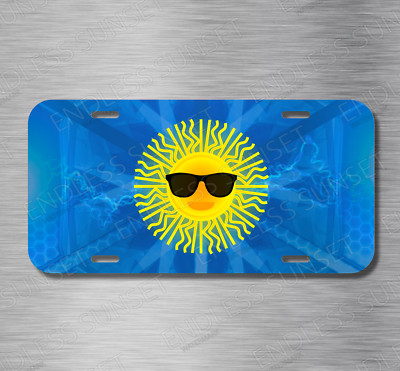 Sun Smile Solar Power Sun El Sol Tropical Summer License Plate Front ...