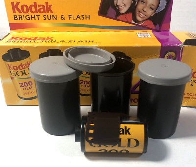 Kodak Gold ISO 200 speed 35mm Film 3 Rolls of 24-72 Exp. Expired 2005 ...